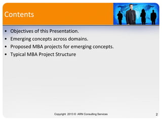 MBA Project Overview | PDF