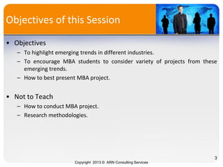 MBA Project Overview | PDF