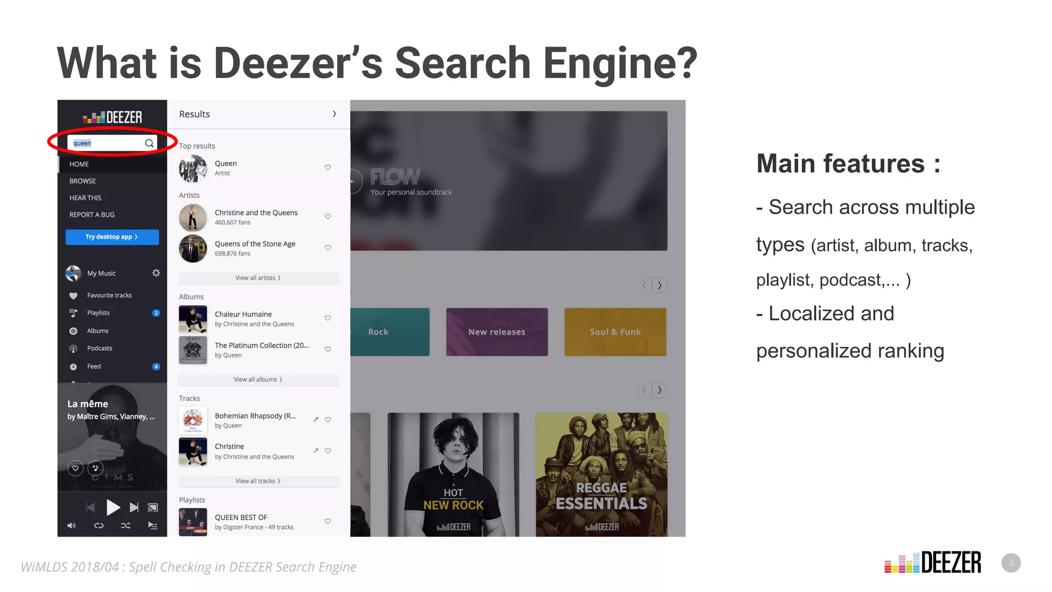 Spell Checking in Deezer Search Engine | PPT