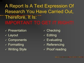 Mbareport writing | PPT