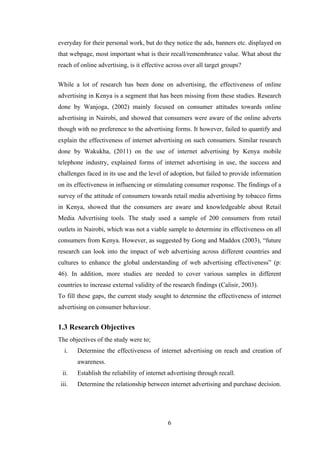 Mba research project report | PDF