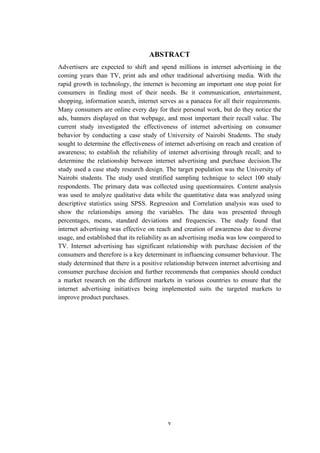 Mba research project report | PDF