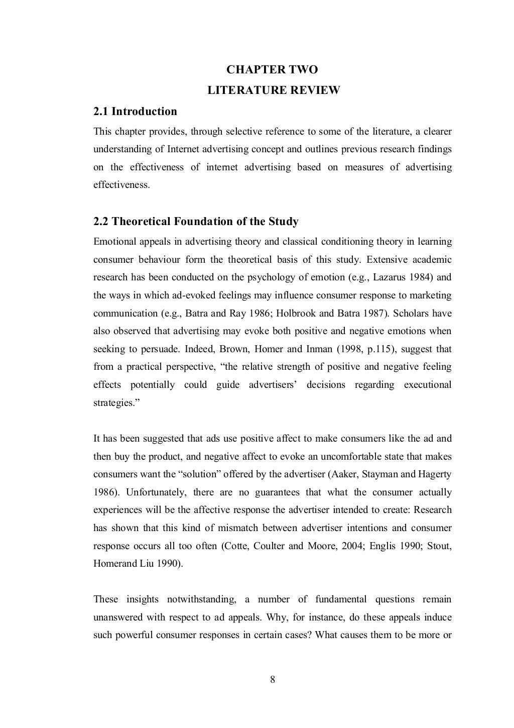 Mba research project report