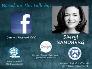 (MBASkills.IN) Why We Have Too Few Women Leaders? - Sheryl Sandberg | PDF