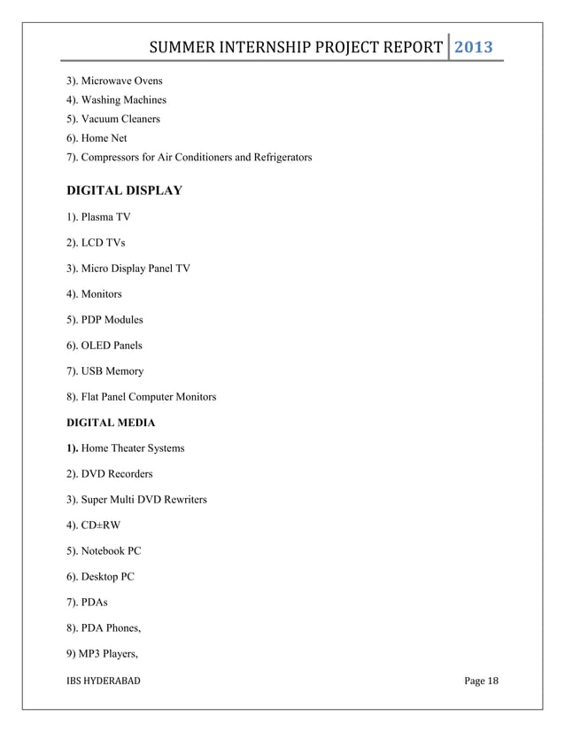 MBA Summer Internship Project Report | PDF | Marketing and Advertising ...