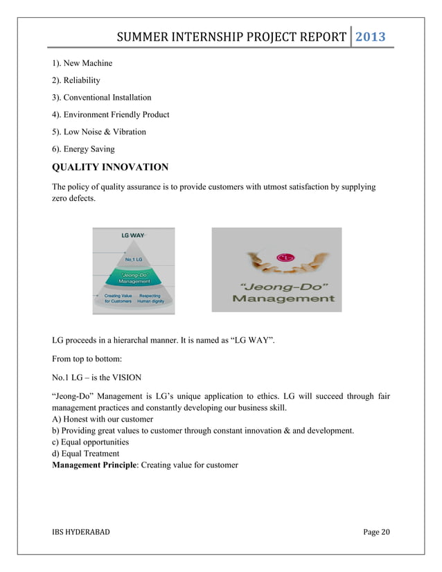 MBA Summer Internship Project Report | PDF | Marketing and Advertising ...