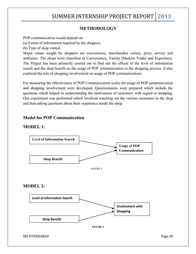 MBA Summer Internship Project Report | PDF | Marketing and Advertising ...