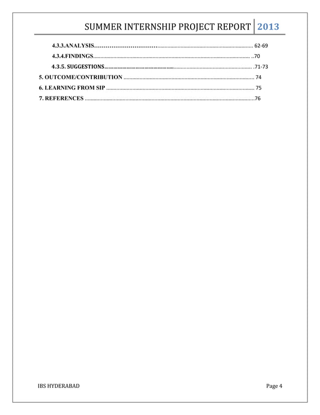 MBA Summer Internship Project Report | PDF | Marketing and Advertising ...