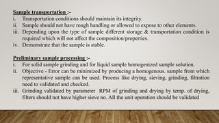 Minimize Error In Sample Pre-treatment.pptx