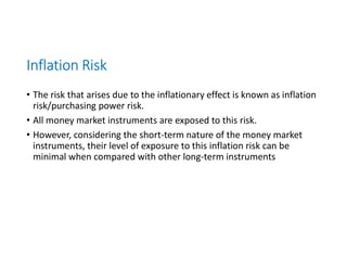 Risk of Financial Inter-Mediation. Major risks for FI’s include credit ...