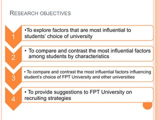 Student's choice of FPT University - International University - Hoa Sen ...
