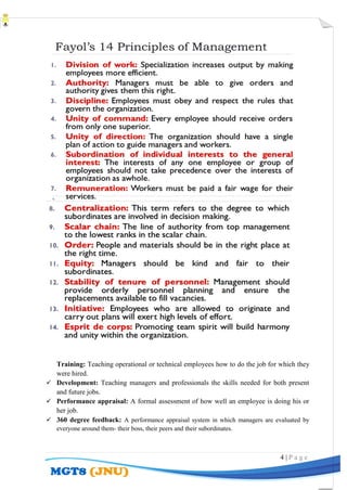 Viva Note for MBA Exam (Major in Human Resource Management (HRM)) | PDF