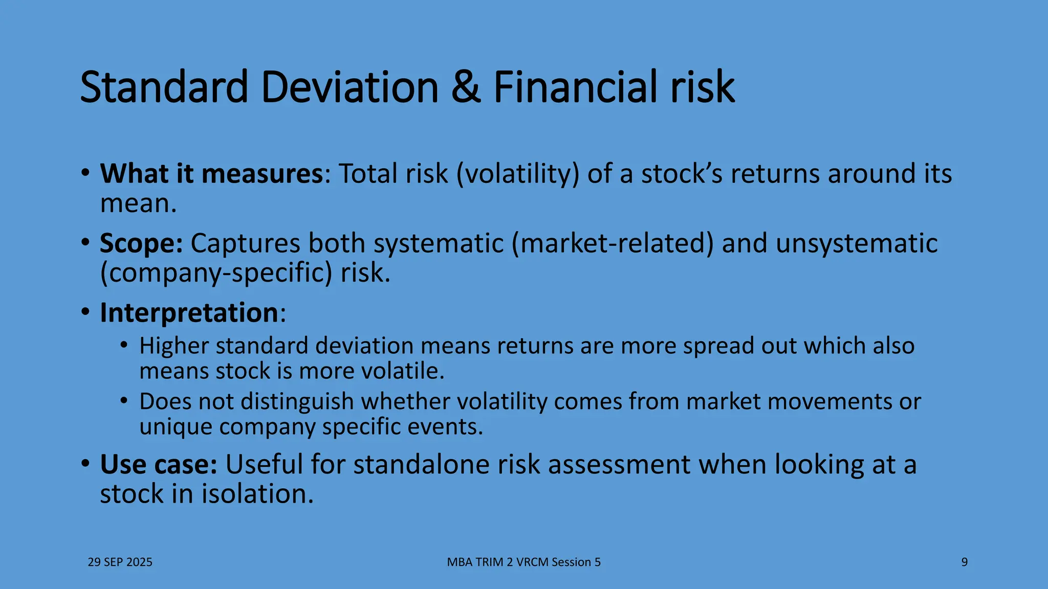 Capital Markets - Financial Risk Presentation - 1 | PDF