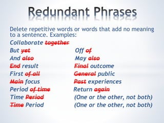 Mba writing guide | PPTX