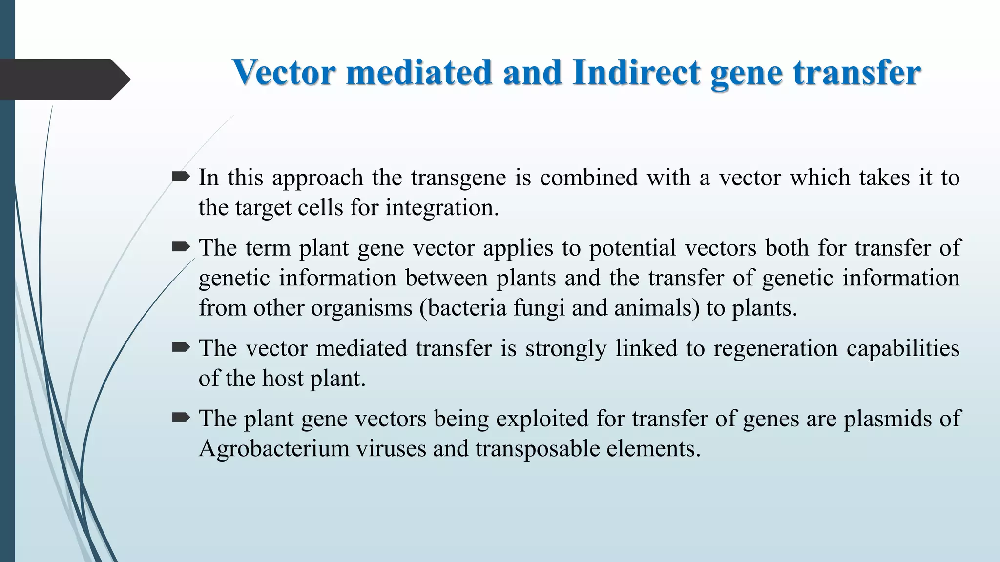 Gene Transormation techniques | PPTX