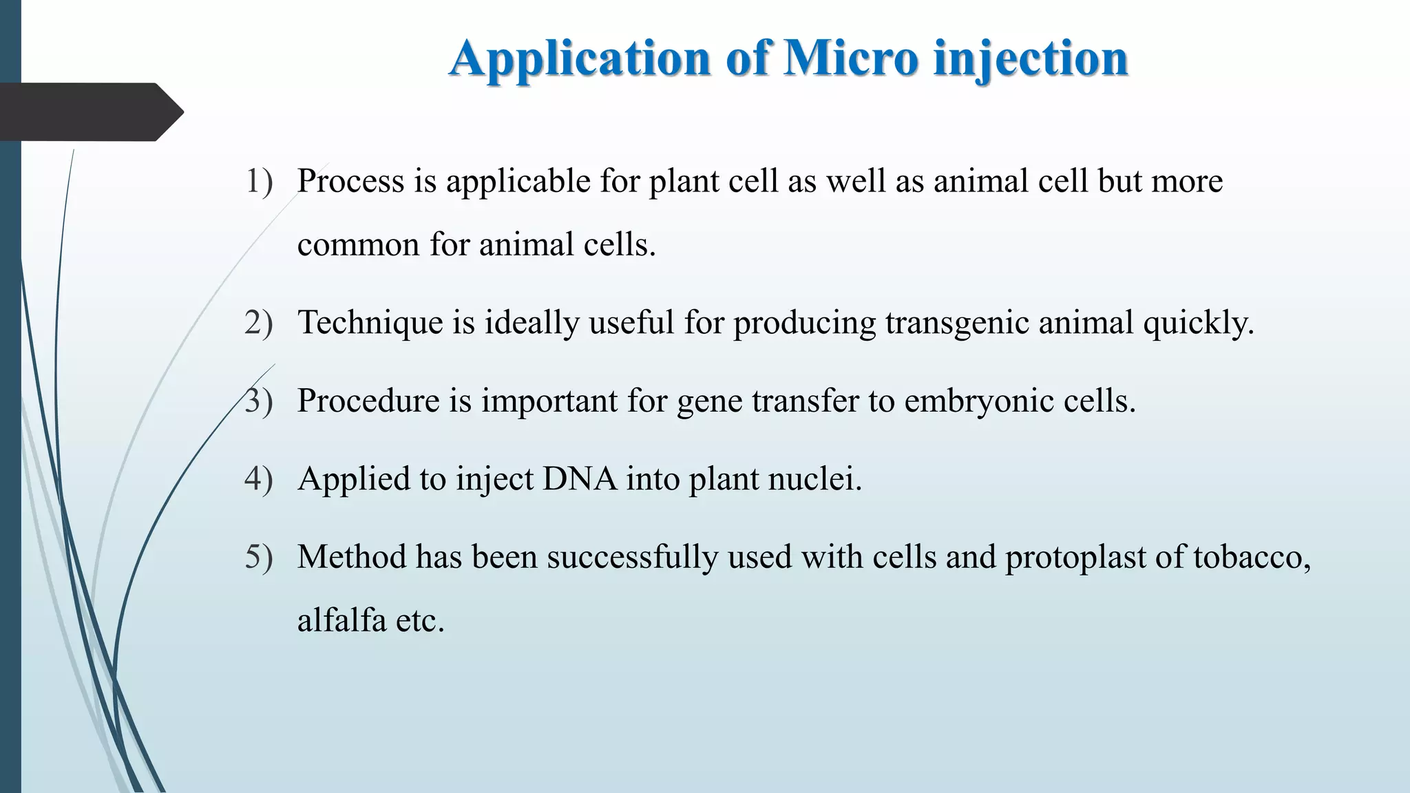 Gene Transformation Techniques | PPTX