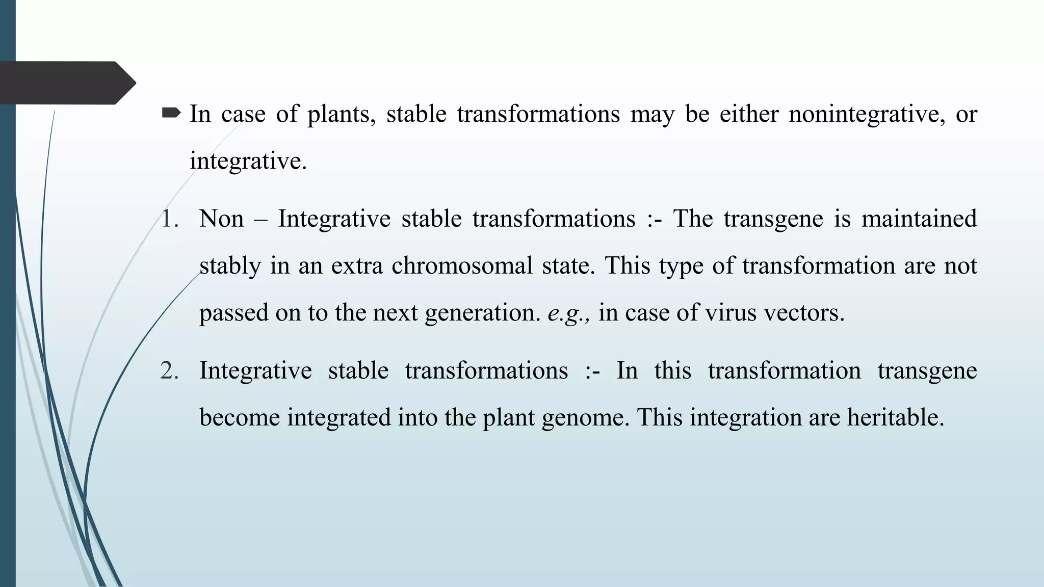 Gene Transformation Techniques | PPTX