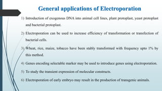 Gene Transformation Techniques | PPTX