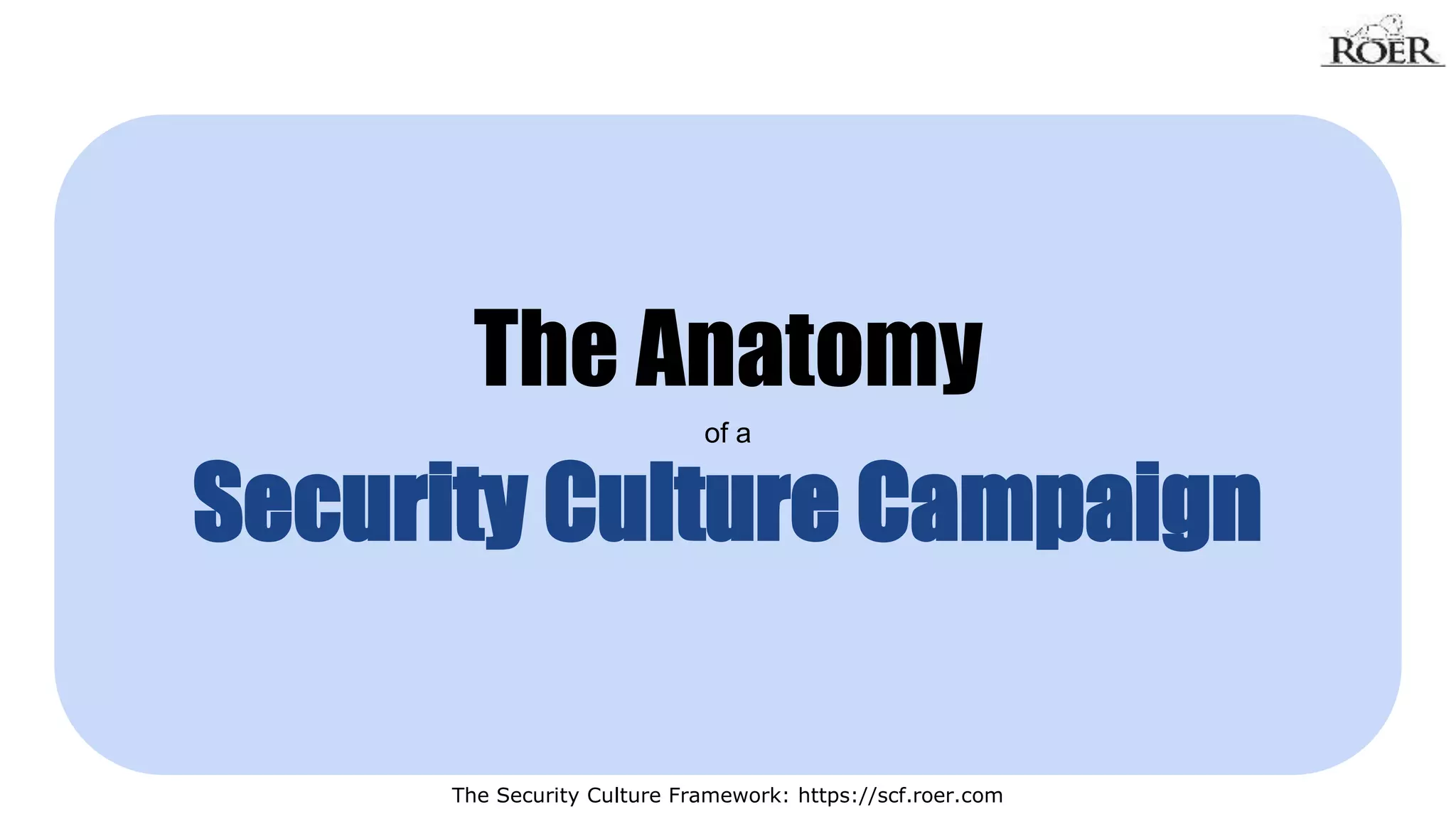 The Security culture campaign explained in 5 minutes | PPTX
