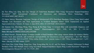 Design and development of multiband bandpass filter | PPT