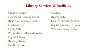 Role of Public Library in ICT enabled rendering services with special ...