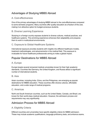 MBBS Admission Abroad_ Navigating the Path to Global Medical Education ...