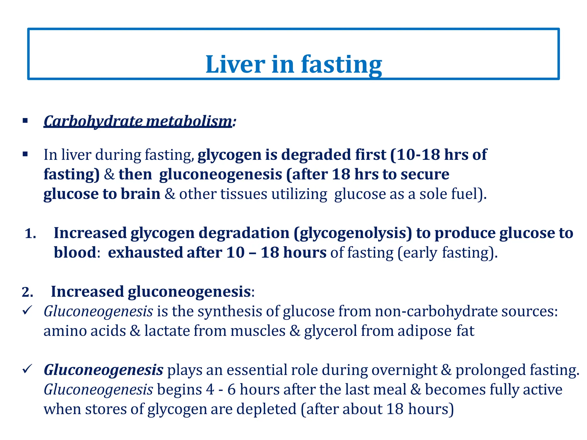 FEED FAST CYCLE DETAILS. METABOLISM IN WEL FED AND FASTING STATE | PPTX