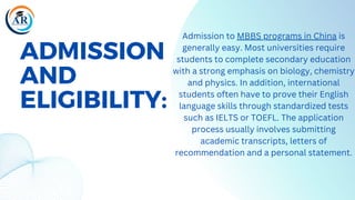 MBBS in China.pdf | Healthcare Industry | Industries