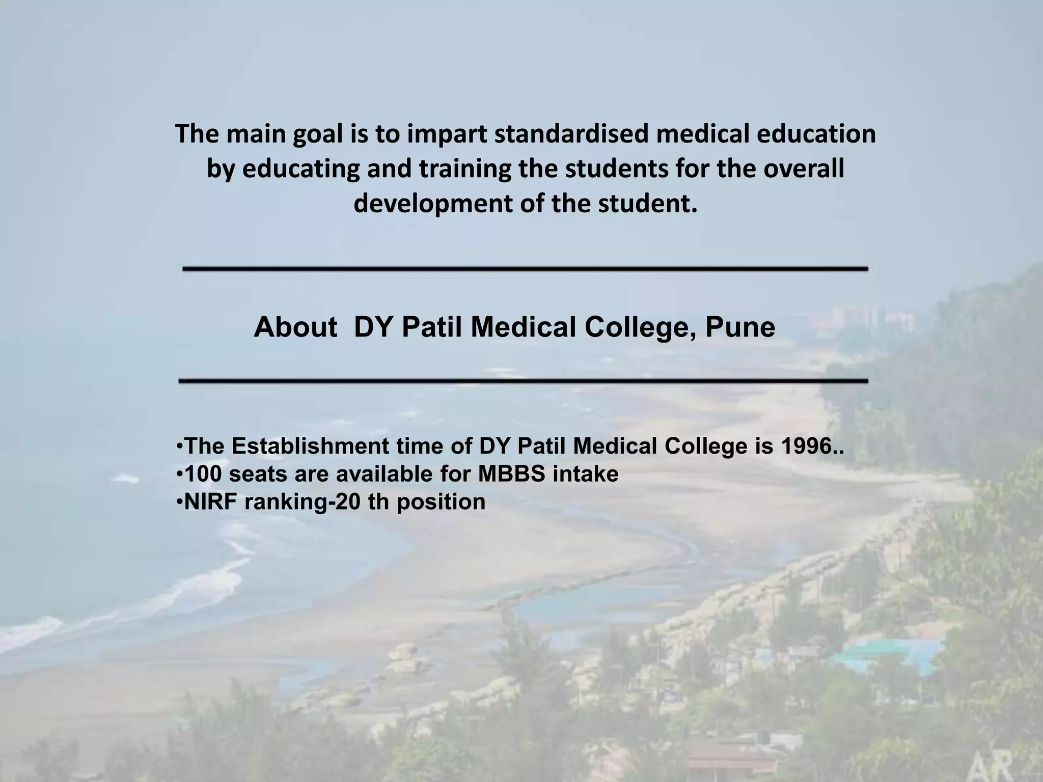 D.Y. Patil Medical College, Pune | PPT