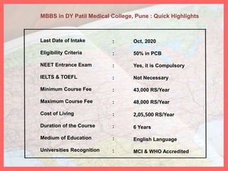D.Y. Patil Medical College, Pune | PPTX
