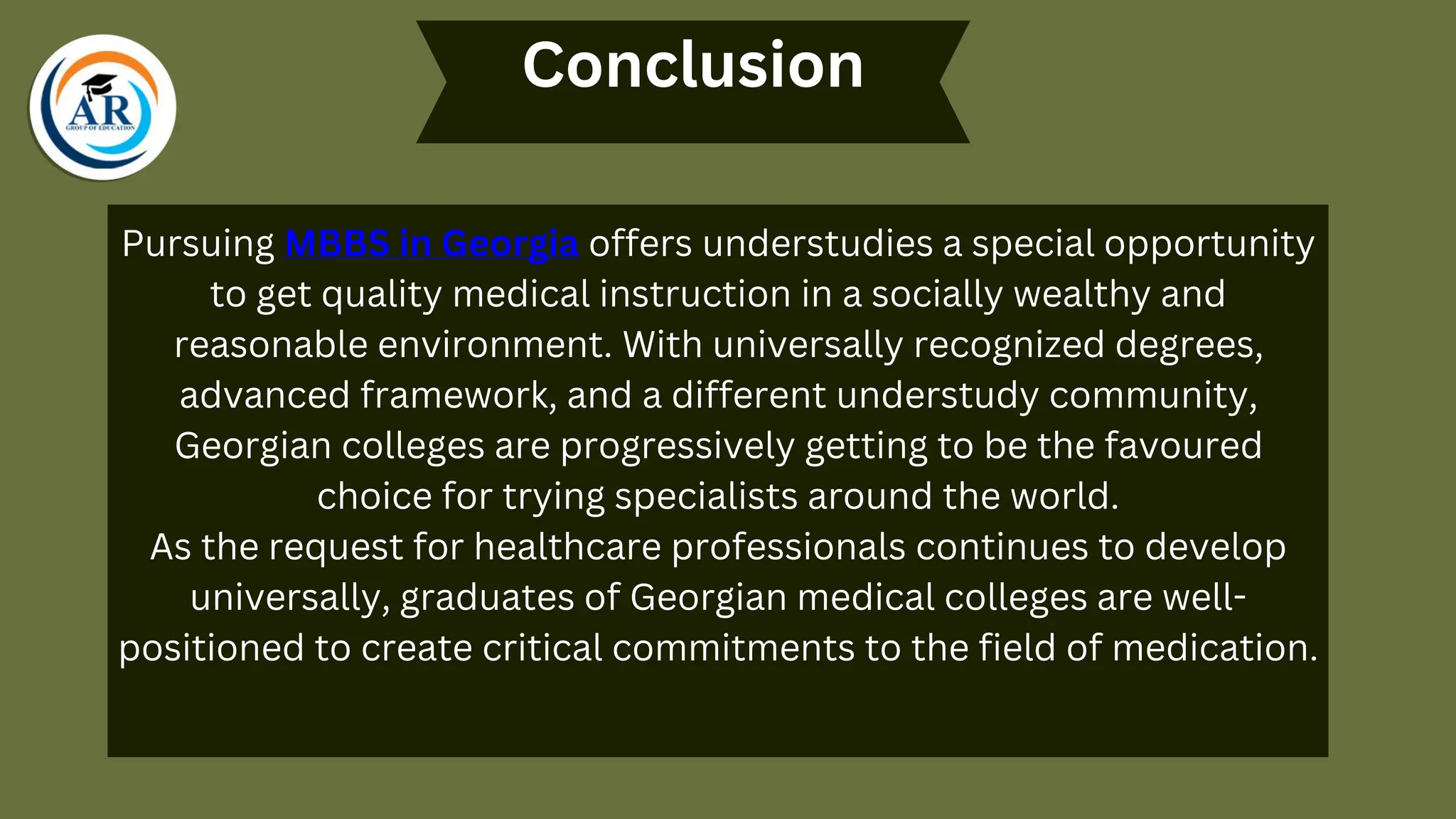 MBBS in Georgia: A Comprehensive Overview | PPTX
