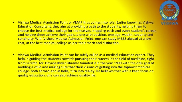 Mbbs in india vishwa medical admission point | PPTX