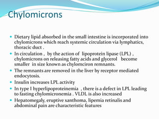 Overview of lipid metabolism | PPTX