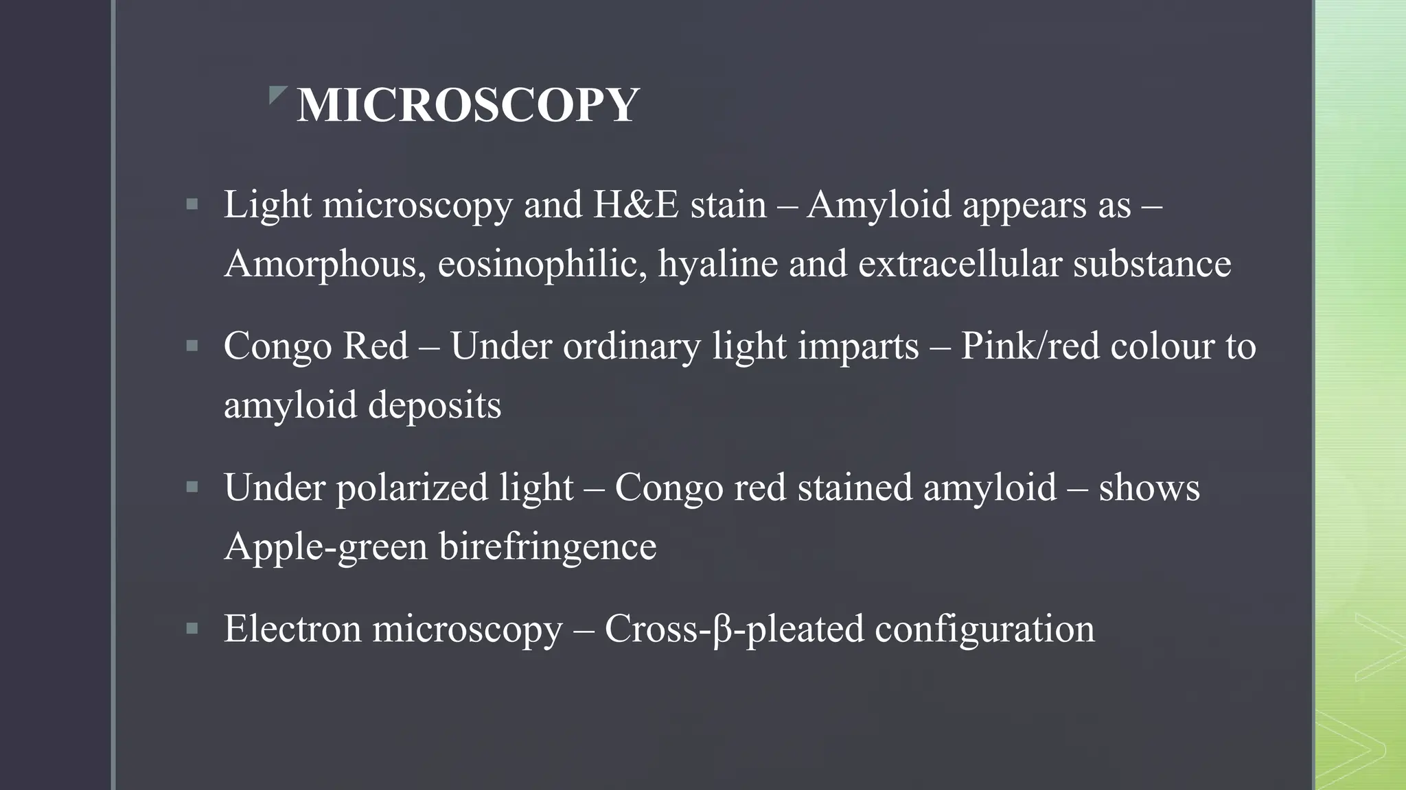 MBBS PPT - AMYLOIDOSIS types diagnostic approach and staining ...
