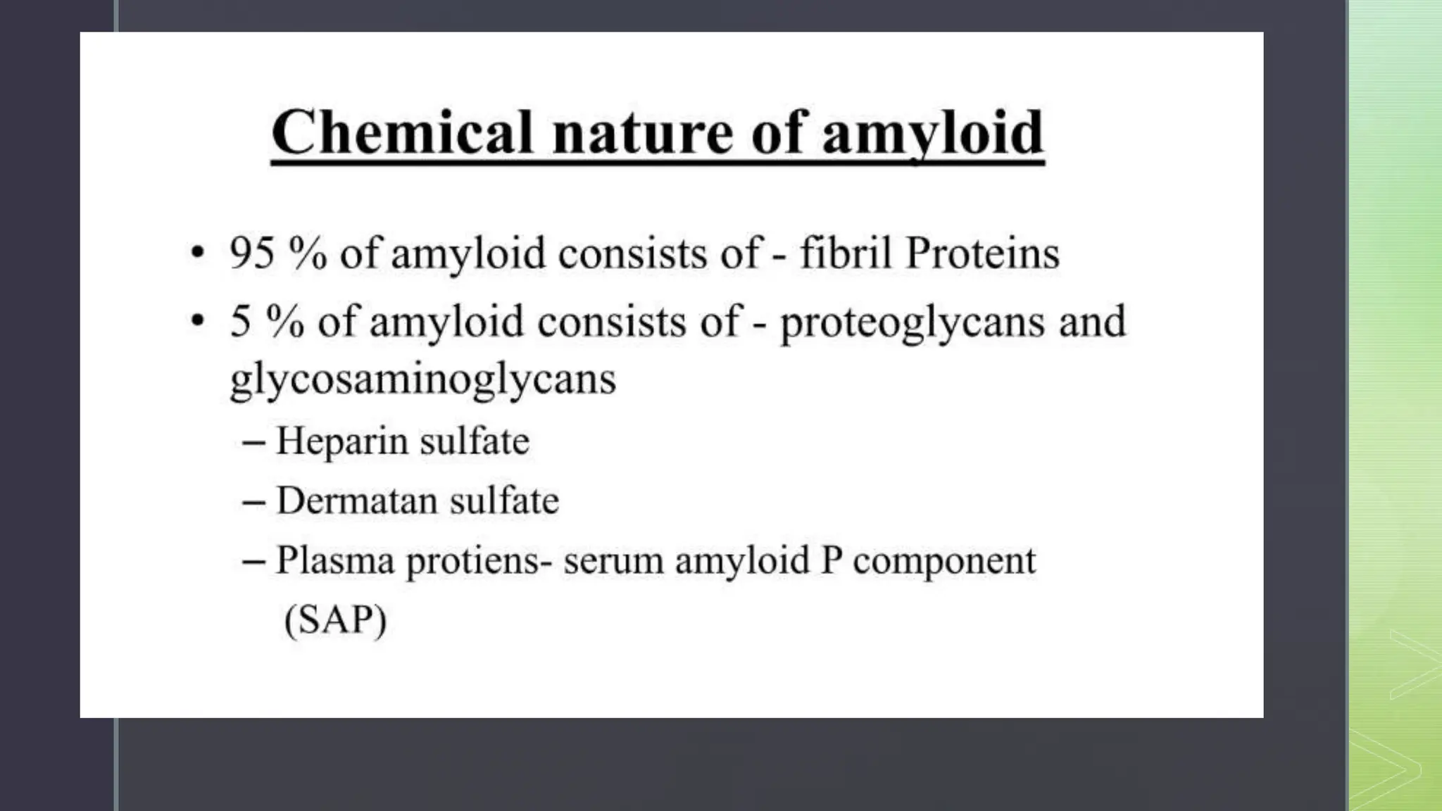 MBBS PPT - AMYLOIDOSIS types diagnostic approach and staining ...