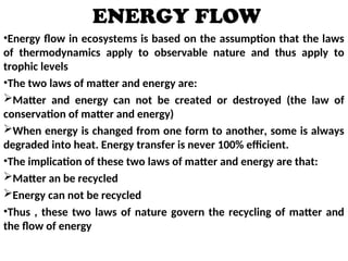 MBC 222 ENERGY FLOW.ppt deals on how energy | PPT