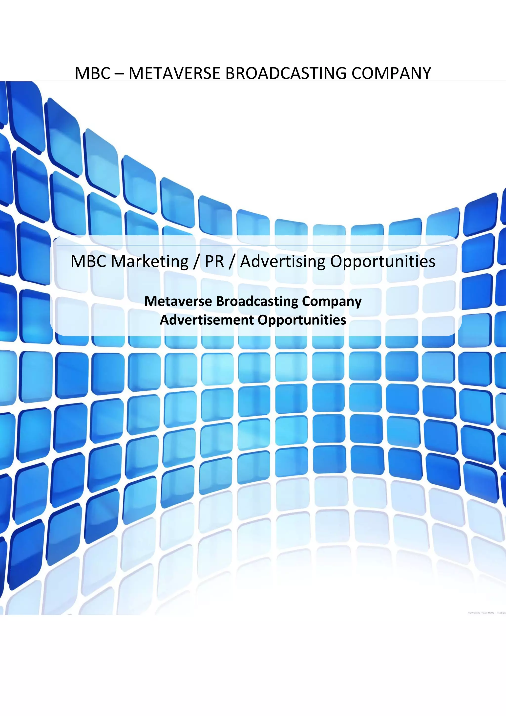 Mbc Advertisement Updated | PDF | Free Download