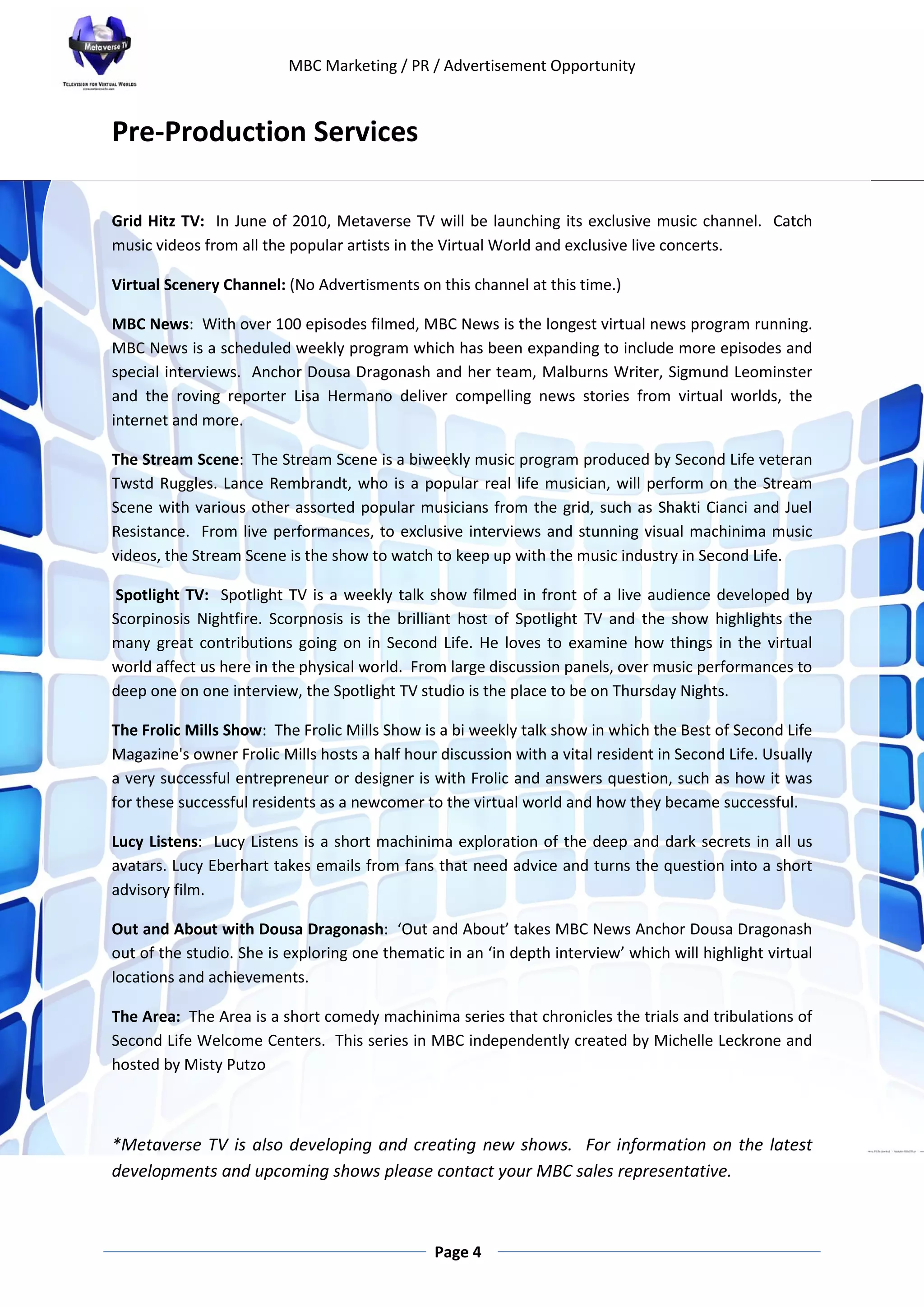 Mbc Advertisement Updated | PDF