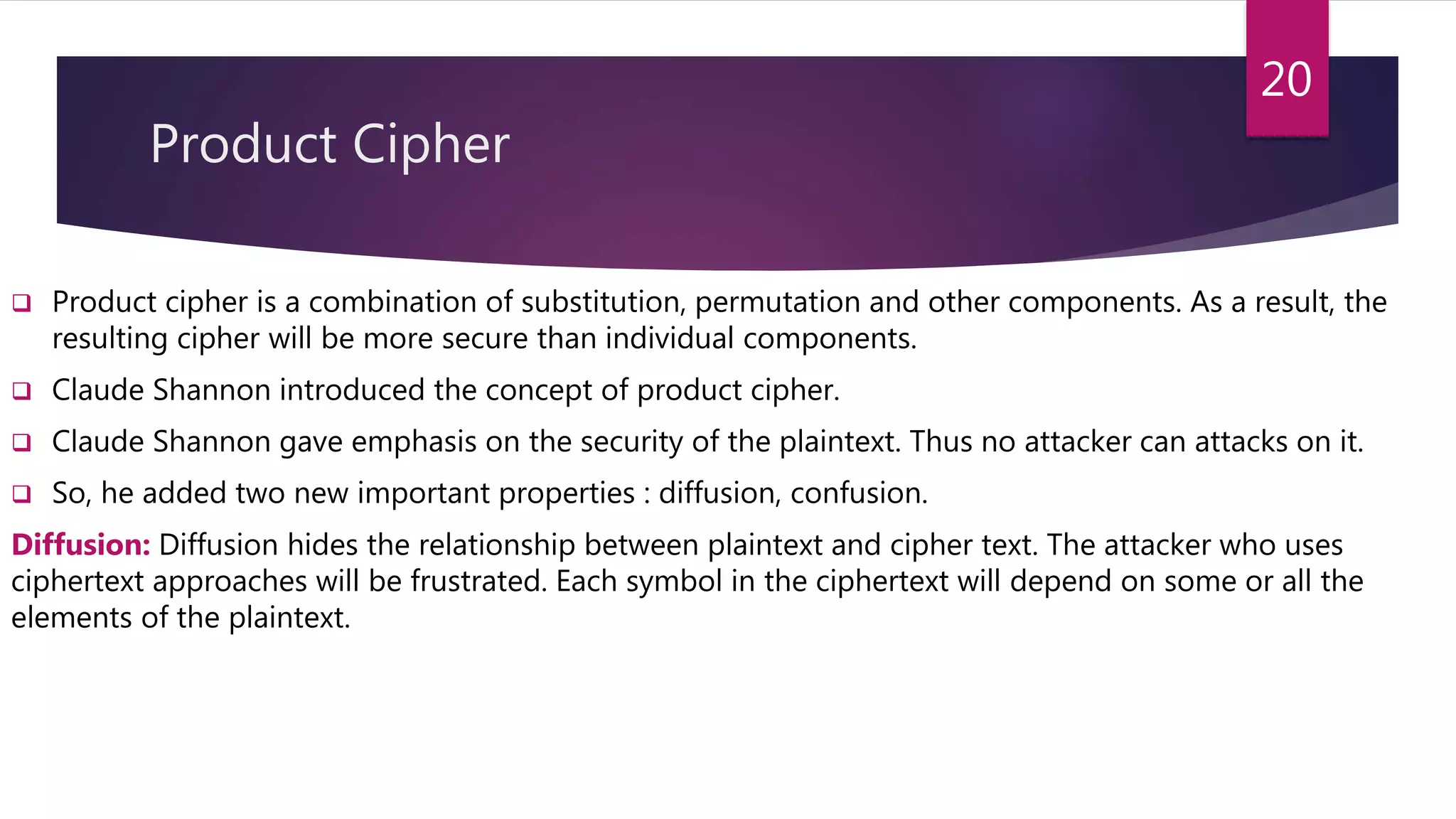 Modern Block Cipher- Modern Symmetric-Key Cipher | PPTX