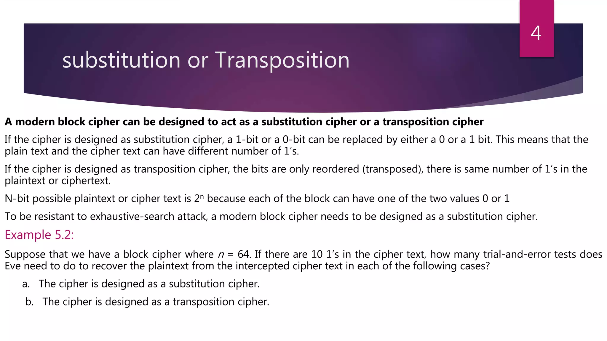 Modern Block Cipher- Modern Symmetric-Key Cipher | PPT Modern Block Cipher- Modern Symmetric-Key Cipher | PPT