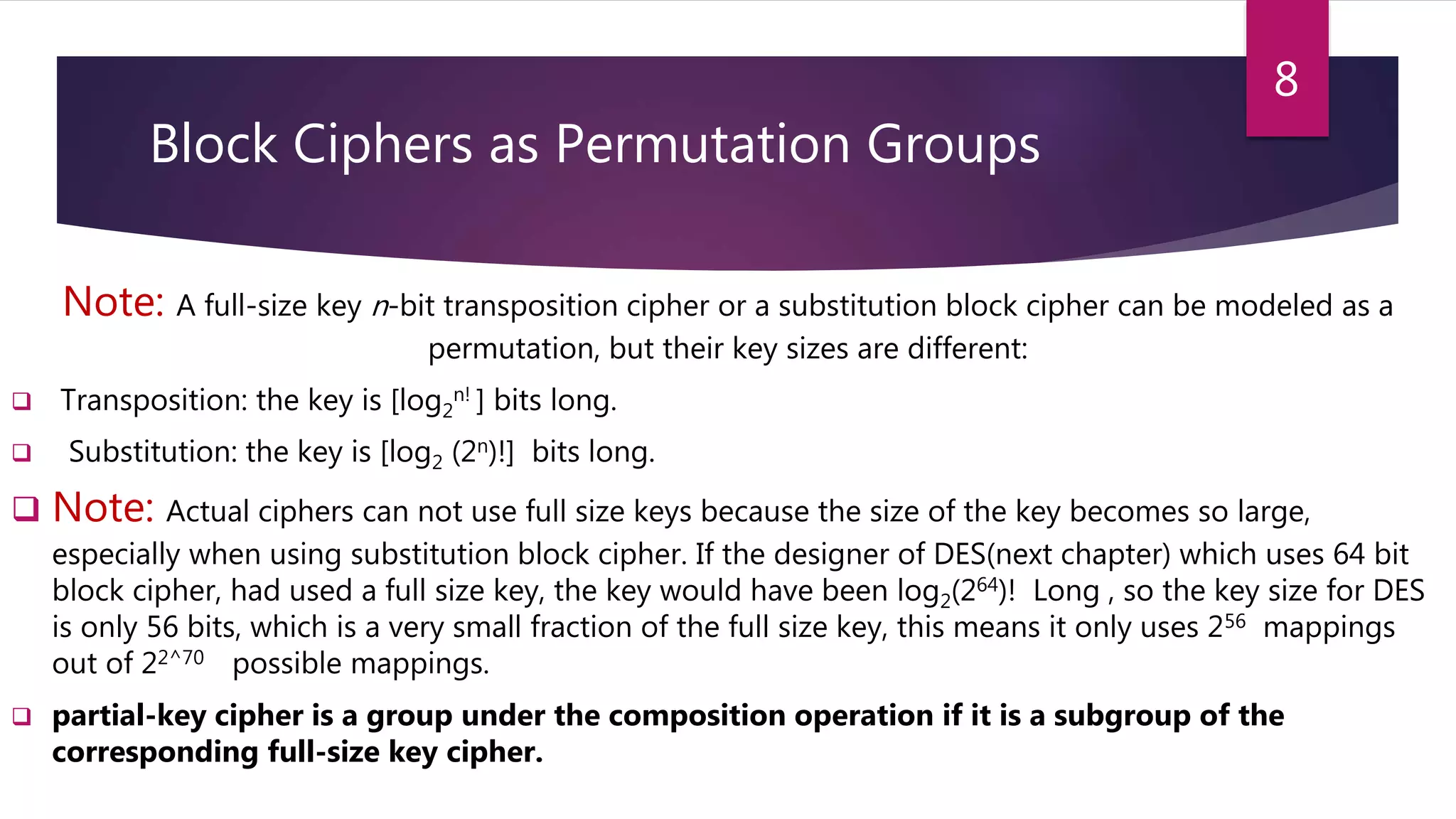 Modern Block Cipher- Modern Symmetric-Key Cipher | PPTX