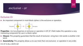 Modern Block Cipher- Modern Symmetric-Key Cipher | PPTX