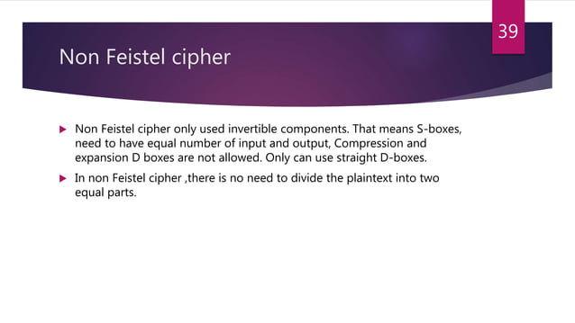 Modern Block Cipher- Modern Symmetric-Key Cipher | PPTX