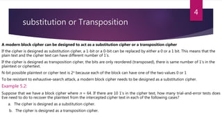 Modern Block Cipher- Modern Symmetric-Key Cipher | PPTX