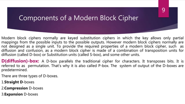 Modern Block Cipher- Modern Symmetric-Key Cipher | PPT Modern Block Cipher- Modern Symmetric-Key Cipher | PPT