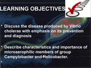 Vibrio species in medical microbiology and immunology | PPTX