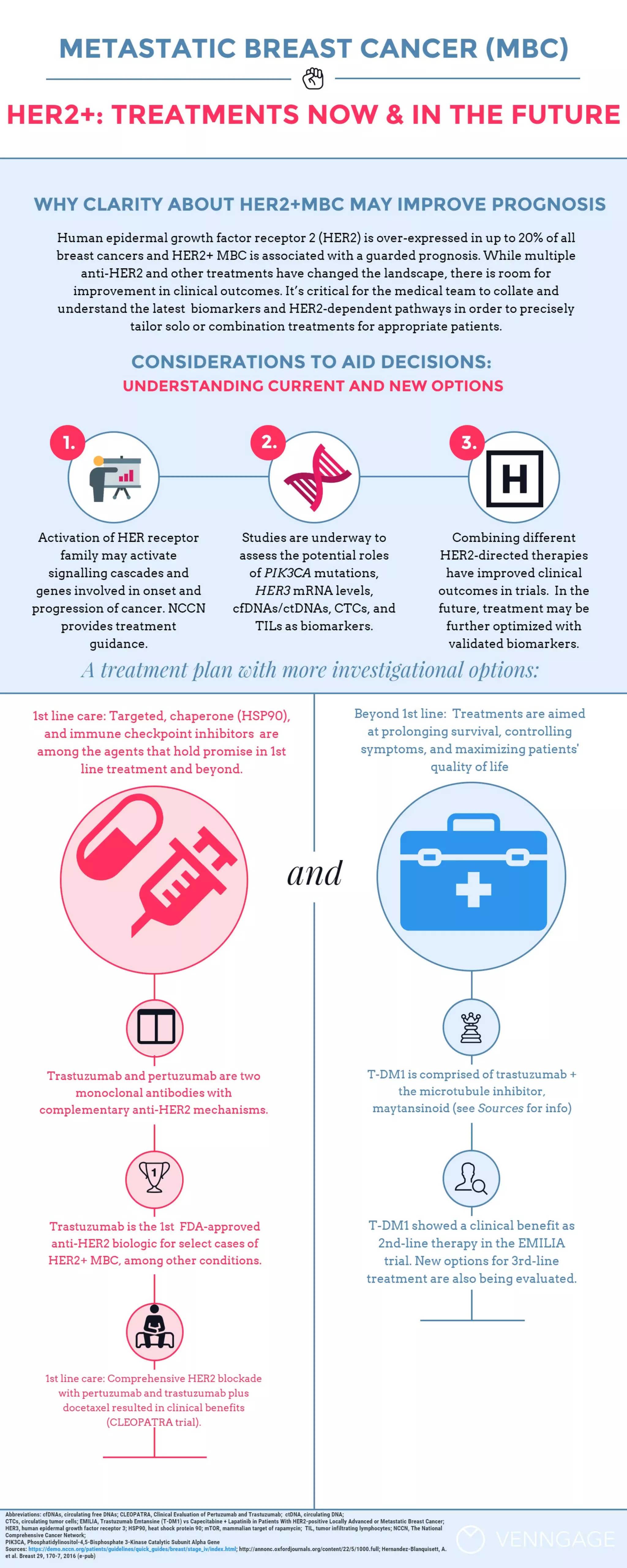 Infographic about HER2+ metastatic breast cancer | PDF