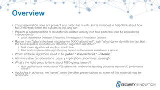 Misbehavior Handling Throughout the V2V System Lifecycle | PPTX