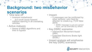 Misbehavior Handling Throughout the V2V System Lifecycle | PPTX
