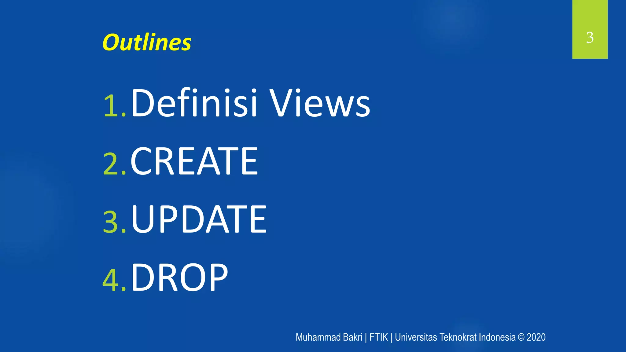 Views in MySQL | PPTX